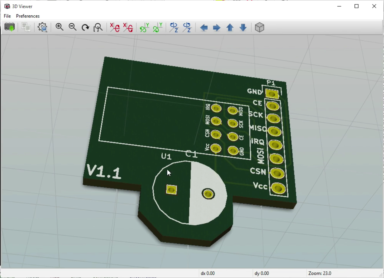 Add a capacitor to the layout in Pcbnew | Kicad Like a Pro